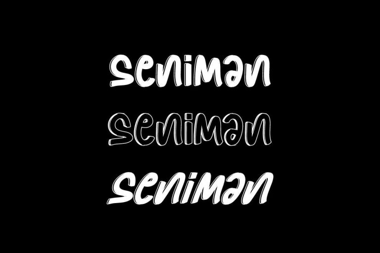 Seniman Handwriting Font by CalligraphyFonts.net