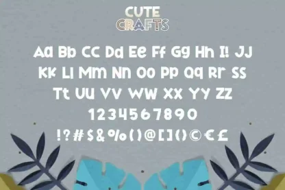 Cute Crafts Decorative Font by CalligraphyFonts.net