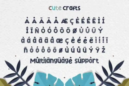Cute Crafts Decorative Font by CalligraphyFonts.net