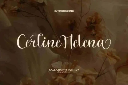 Cerline Helena Font by CalligraphyFonts.net