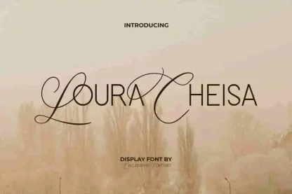 Loura Cheisa Font by CalligraphyFonts.net