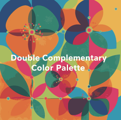 Double Complementary Color Palette Master Four Color Harmony