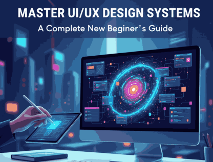 UI UX Design Systems Guide | Modern Calligraphy Fonts by ...